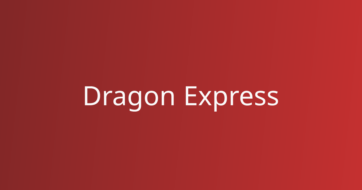 Order Authentic Chinese Online | Dragon Express - Pickup or Delivery ...